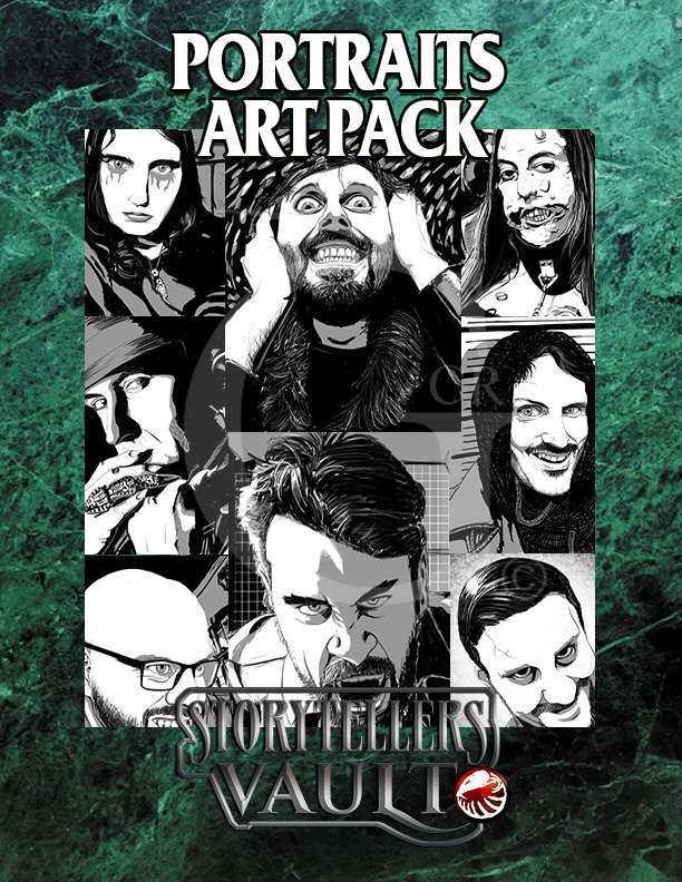 Portraits Art Pack - White Wolf | DriveThruRPG