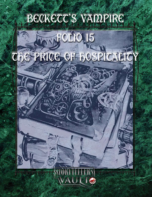 Beckett’s Vampire Folio 15: The Price of Hospitality - White Wolf ...