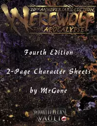 MrGone's Mummy First and Second Edition Character Sheets - White Wolf | DriveThruRPG