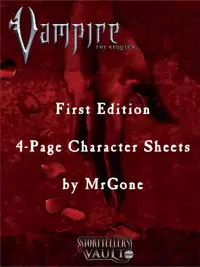 MrGone's Mummy First and Second Edition Character Sheets - White Wolf | DriveThruRPG