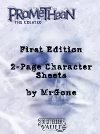 MrGone's Mummy First and Second Edition Character Sheets - White Wolf | DriveThruRPG