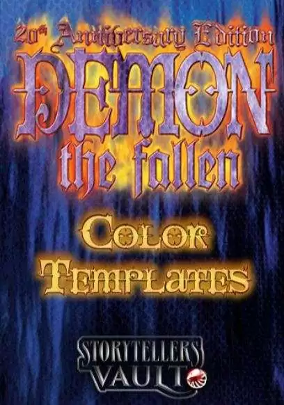 Demon: The Fallen Color Templates - White Wolf | DriveThruRPG