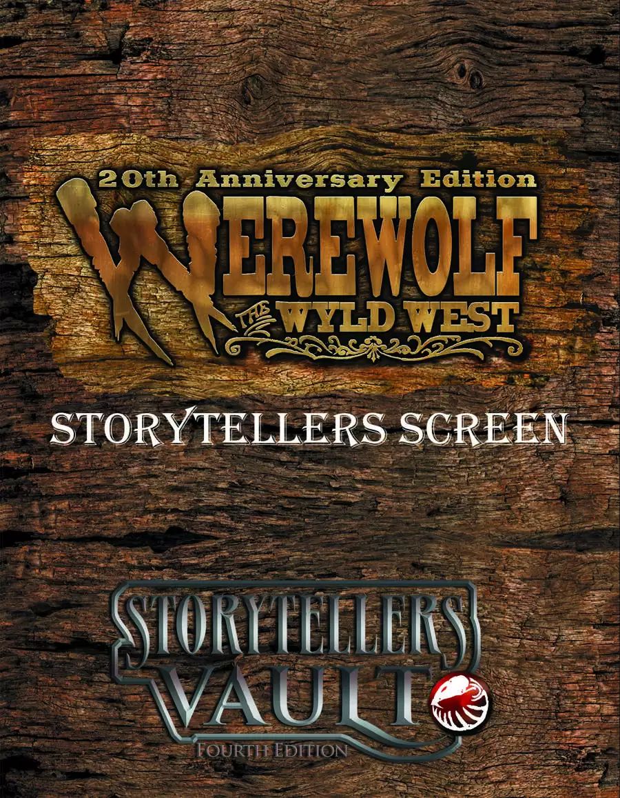 20th Anniversary Werewolf the Wyld West Storytellers Screen - White ...