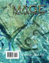 Mage: The Awakening Character Sheet Pad - White Wolf | Mage: The ...