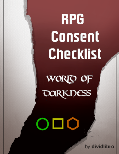 World of Darkness RPG Consent Checklist (A4) - White Wolf | DriveThruRPG