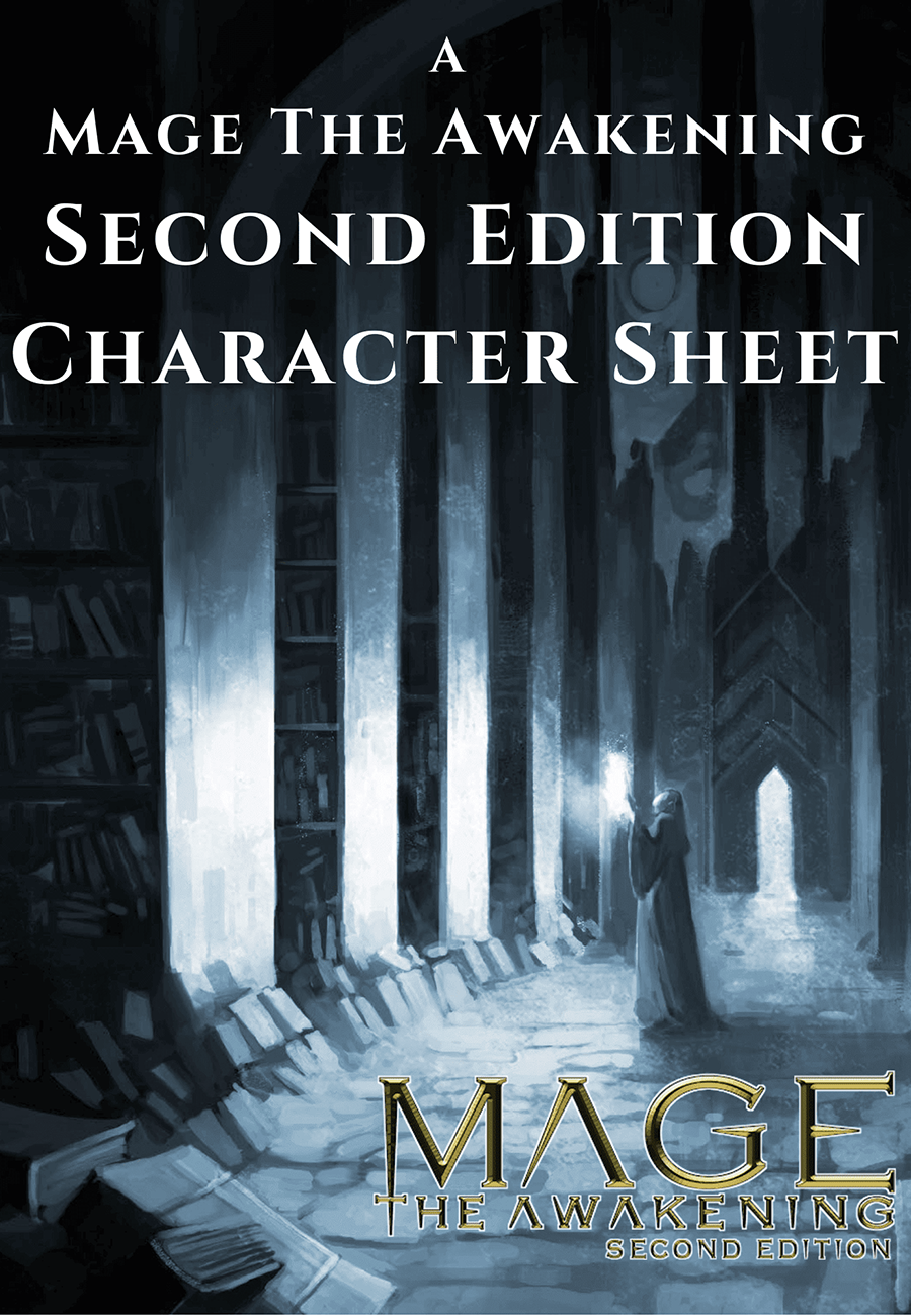 MtA2e Character Sheets - White Wolf | DriveThruRPG
