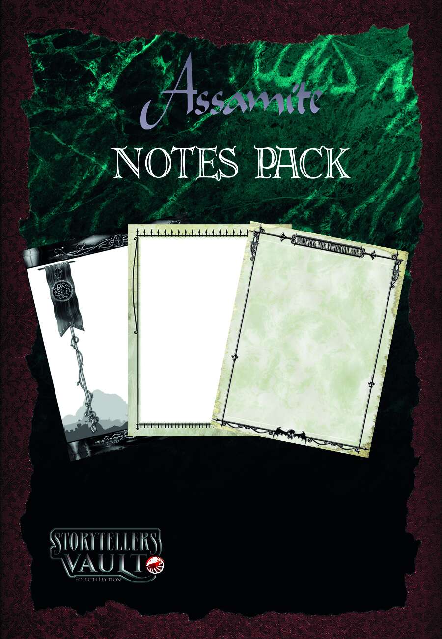 Assamite Notes Pack - White Wolf | DriveThruRPG