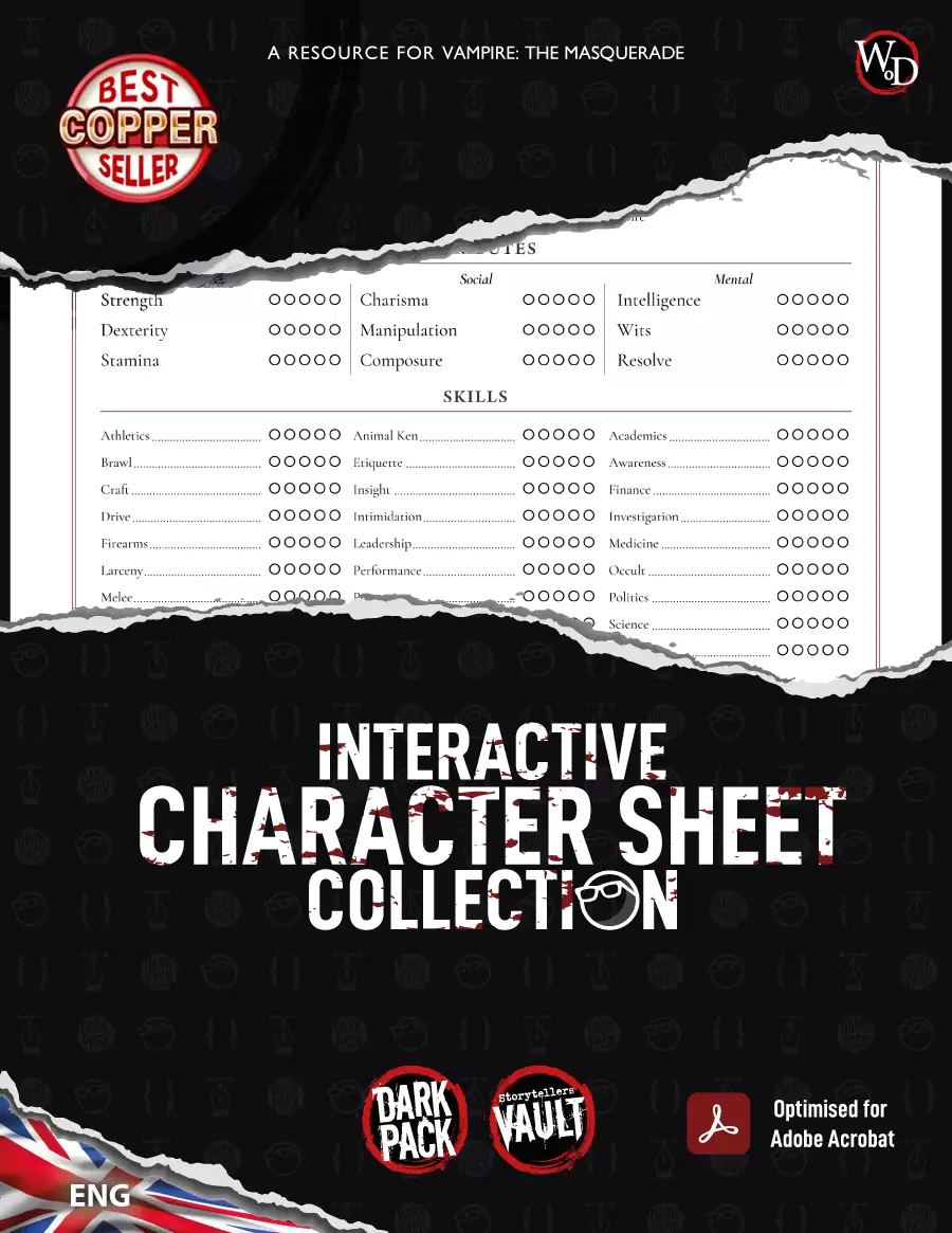 Nerdbert's Interactive Character Sheet Collection for Vampire: The ...