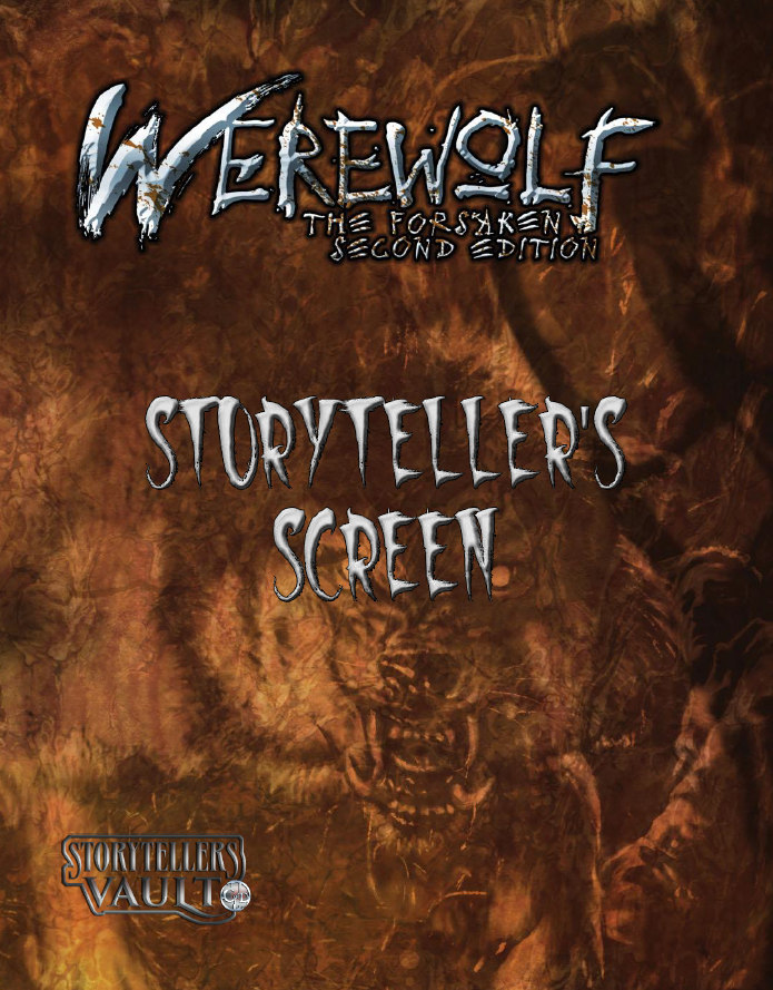 Werewolf The Forsaken 2nd Edition Storyteller's Screen - White Wolf ...