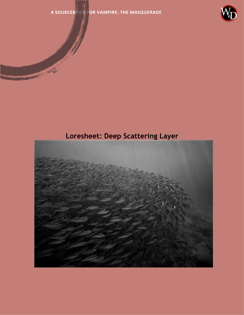 Loresheet: Deep Scattering Layer - White Wolf | DriveThruRPG