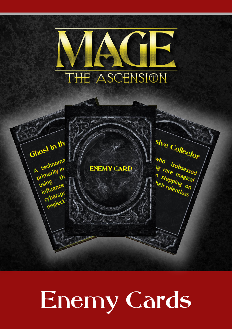 Enemy Cards - Mage: The Ascension - White Wolf | DriveThruRPG