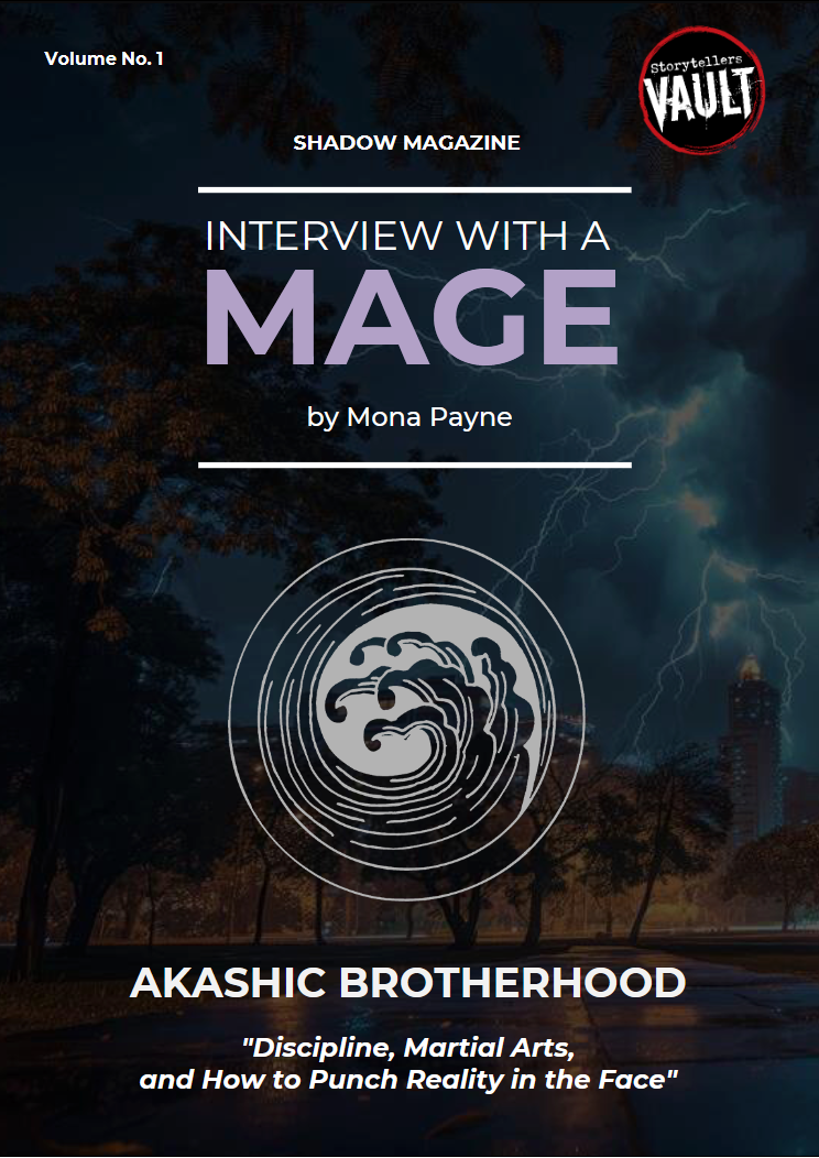 Interview with a Mage - AKASHIC BROTHERHOOD - White Wolf | DriveThruRPG