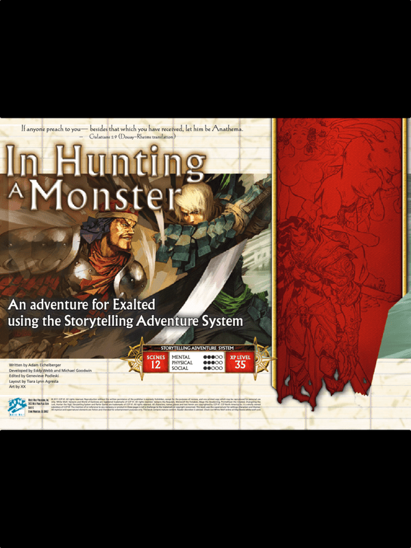 In Hunting A Monster - White Wolf | Exalted Second Edition | PDF ...