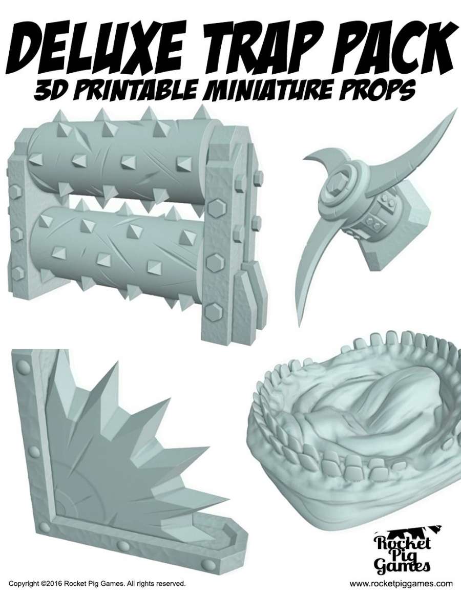 Rocket Pig Games: Deluxe Trap Pack - Rocket Pig Games | DriveThruRPG