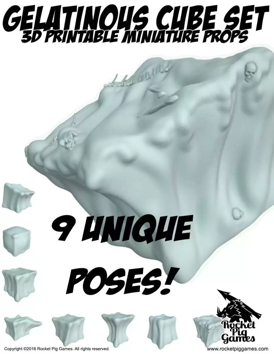 Rocket Pig Games: Gelatinous Cube - Rocket Pig Games | DriveThruRPG