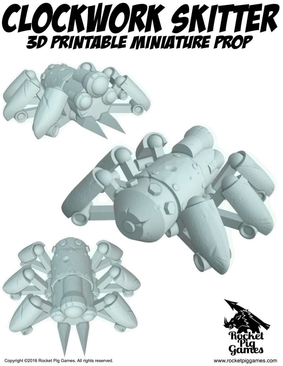 Rocket Pig Games: Clockwork Skitter - Rocket Pig Games | DriveThruRPG