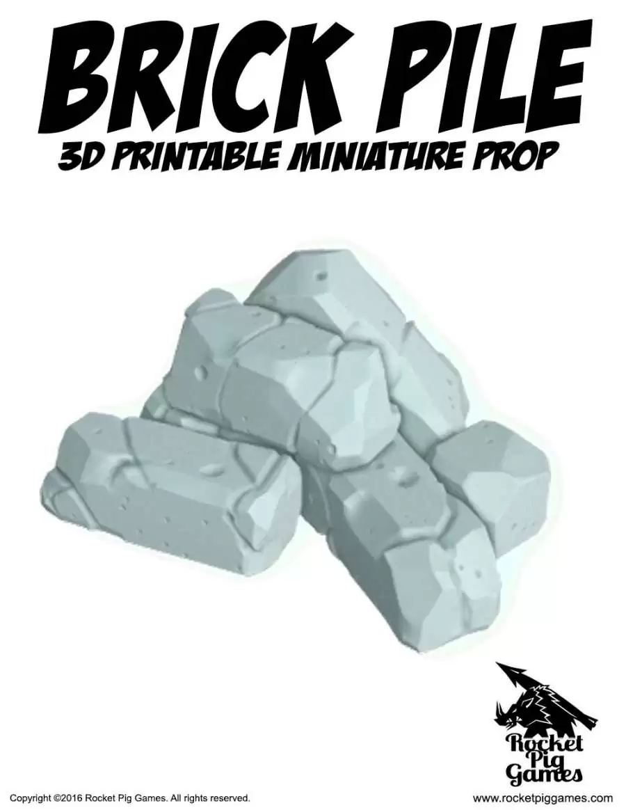 Rocket Pig Games: Dungeon Ruins Brick Pile - Rocket Pig Games | DriveThruRPG