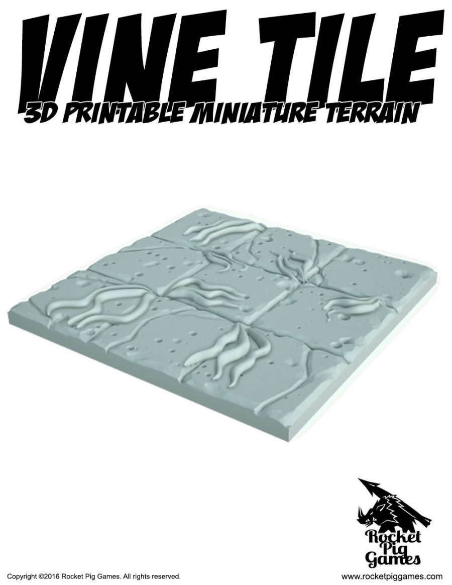 Rocket Pig Games: Tilescape™ DUNGEONS System VINE TILE - Rocket Pig ...
