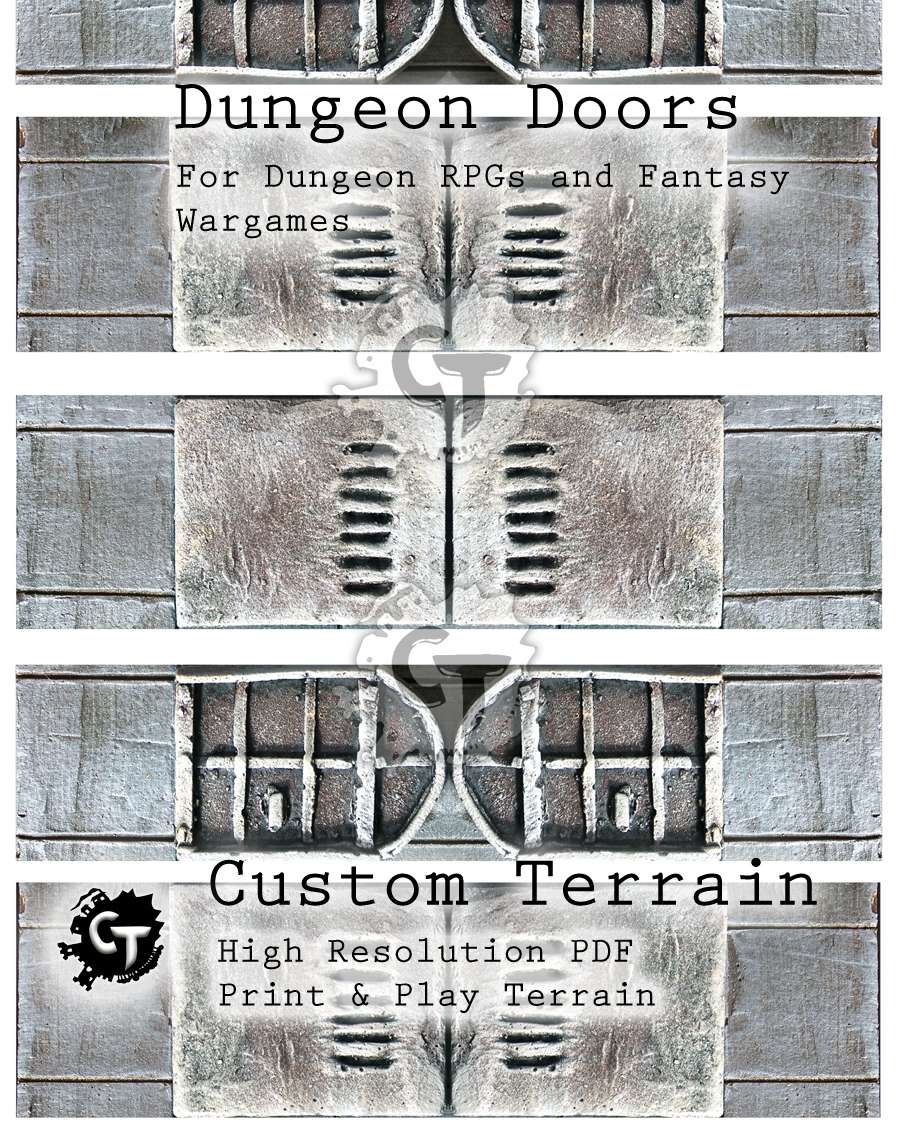 Dungeon Doors - Custom Terrain | DriveThruRPG
