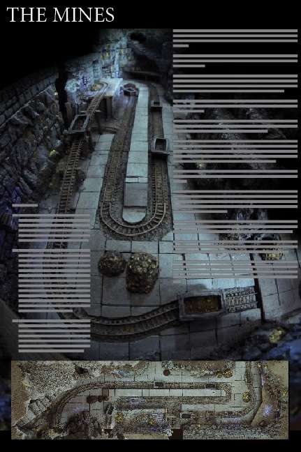 The Mines - Campaign Aid - Custom Terrain | DriveThruRPG