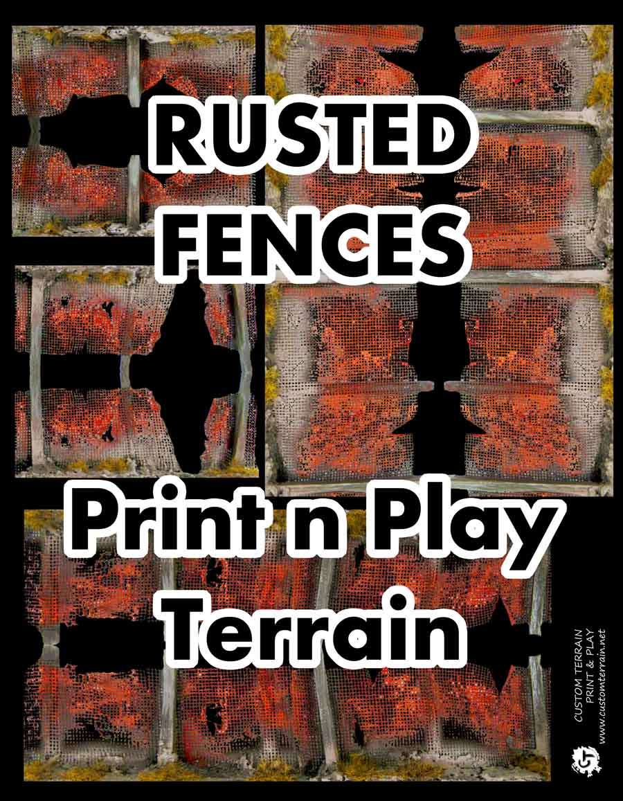 Rusted Fences - Custom Terrain | DriveThruRPG