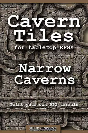 Cavern Tiles - Narrow Chambers & Corridors - RPG Game Tiles - Tiny ...