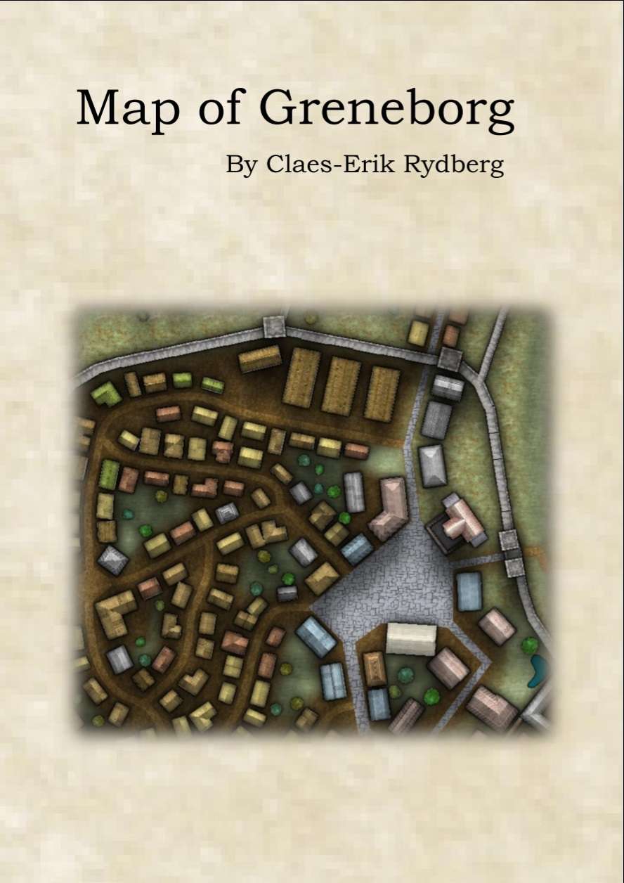 Greneborg map - Utte | DriveThruRPG
