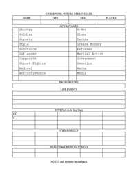 Army Men Character Sheet - High Level Games | Army Men | DriveThruRPG