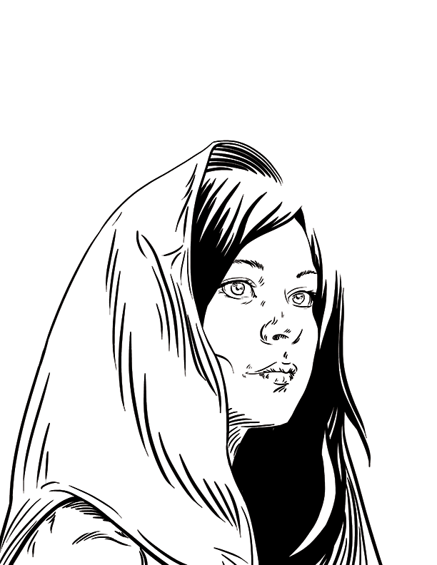 Elizabeth Porter Presents: Hooded Woman - Misfit Studios | Elizabeth ...