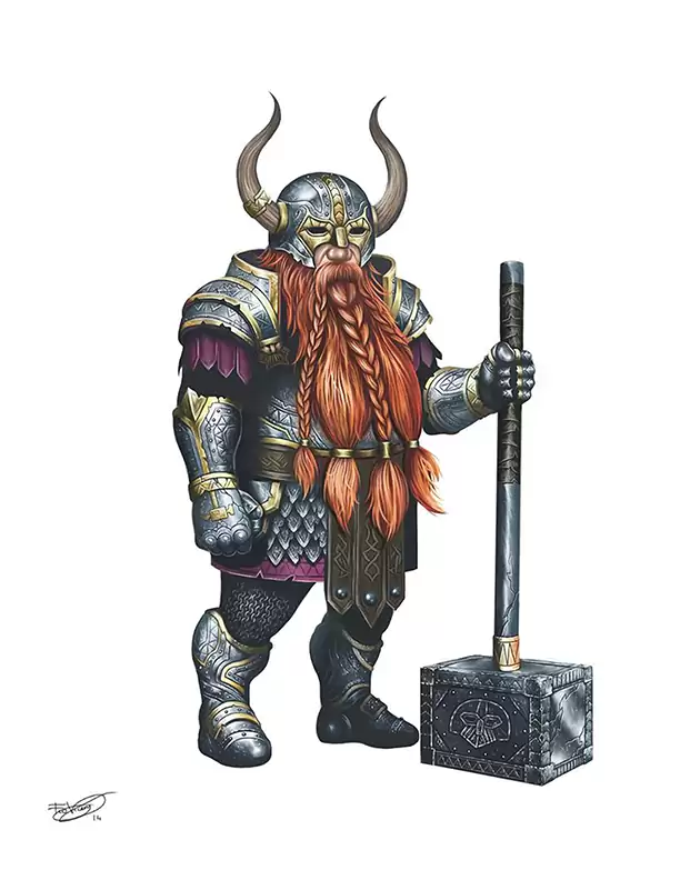 Quico Vicens Picatto Presents: Dwarf Hammer Master - Misfit Studios | Publisher Resources ...