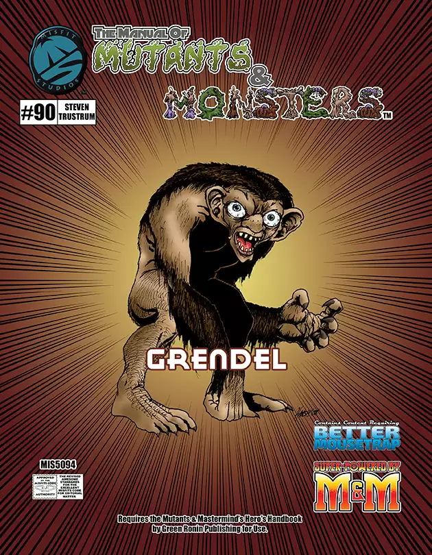 The Manual of Mutants & Monsters: Grendel - Misfit Studios | Super-Powered By M&M | DriveThruRPG