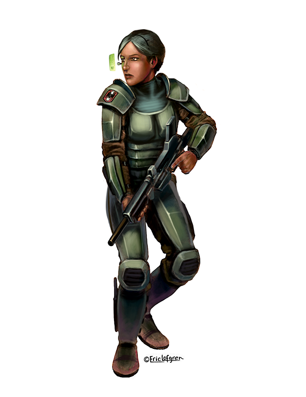 Eric Lofgren Presents: Armored Female Soldier - Misfit Studios | Eric ...