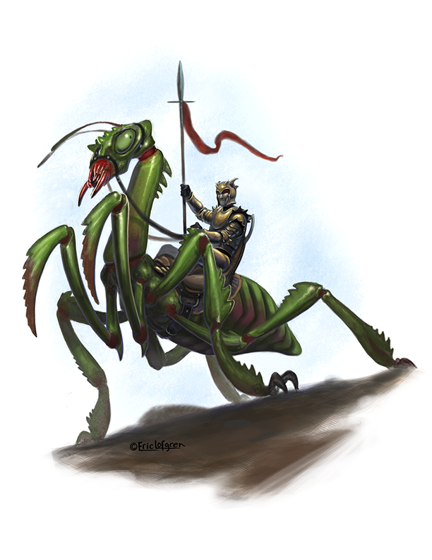 Eric Lofgren Presents: Knight Insect Mount - Misfit Studios | Eric ...