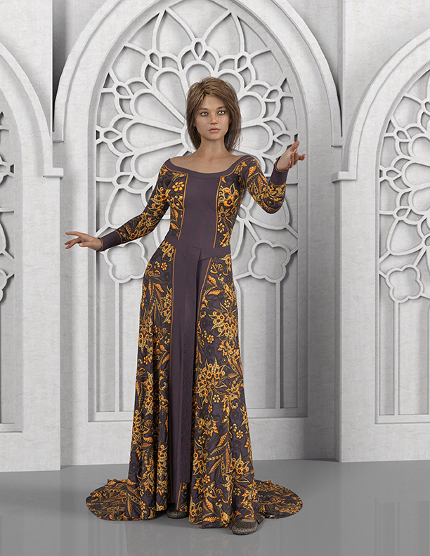 Sade Presents: Patterned Dress Noblewoman - Misfit Studios | Publisher ...