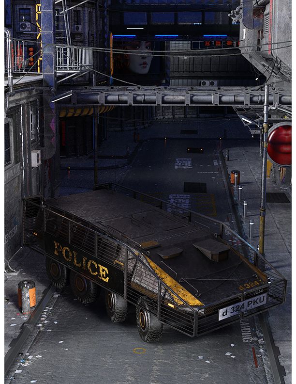 Sade Presents: Cyberpunk Police APC - Misfit Studios | Publisher ...