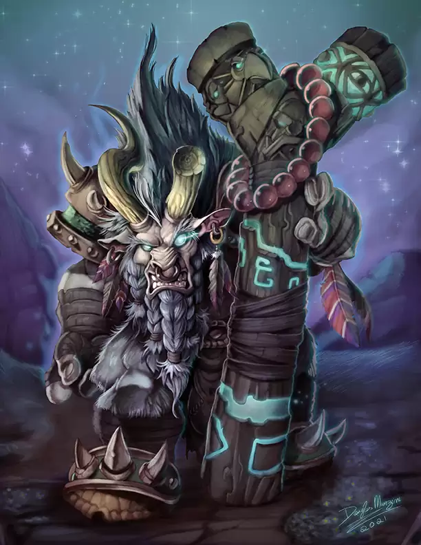 Douglas "Draco" Manzini Presents: Minotaur Shaman - Misfit Studios ...