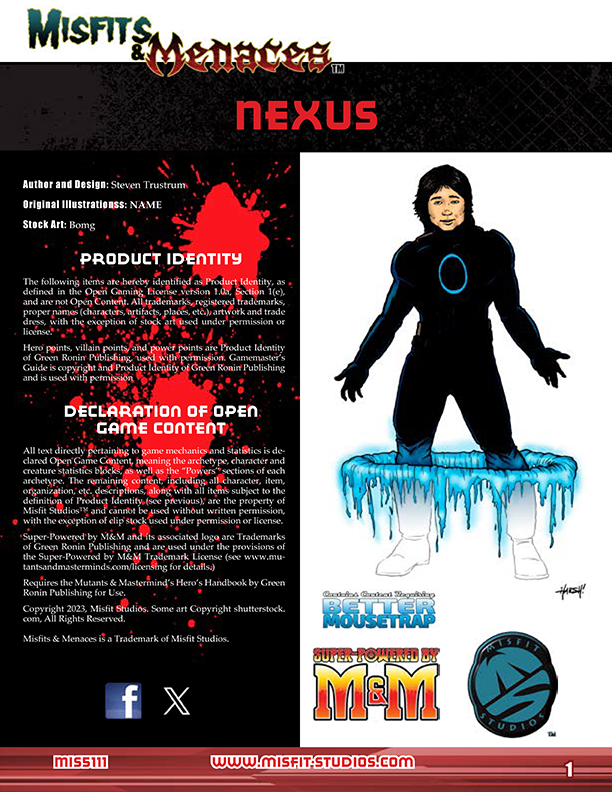 Misfits & Menaces: Nexus - Misfit Studios | Super-Powered By M&M ...