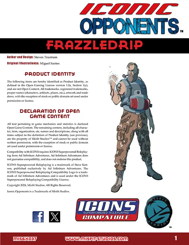 Iconic Opponents: Frazzledrip - Misfit Studios | Pathfinder | Icons ...