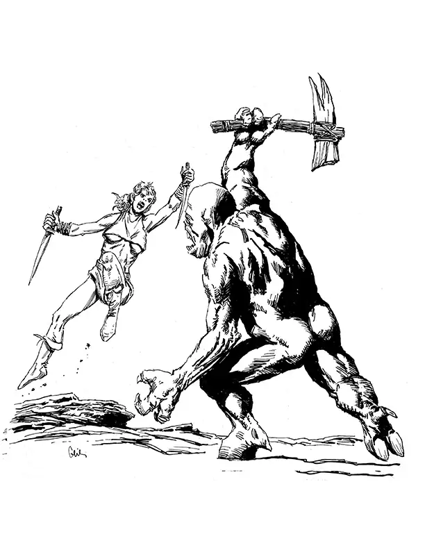 Earl Geier Presents: Warrior Woman vs. Ogre Monster - Misfit Studios ...