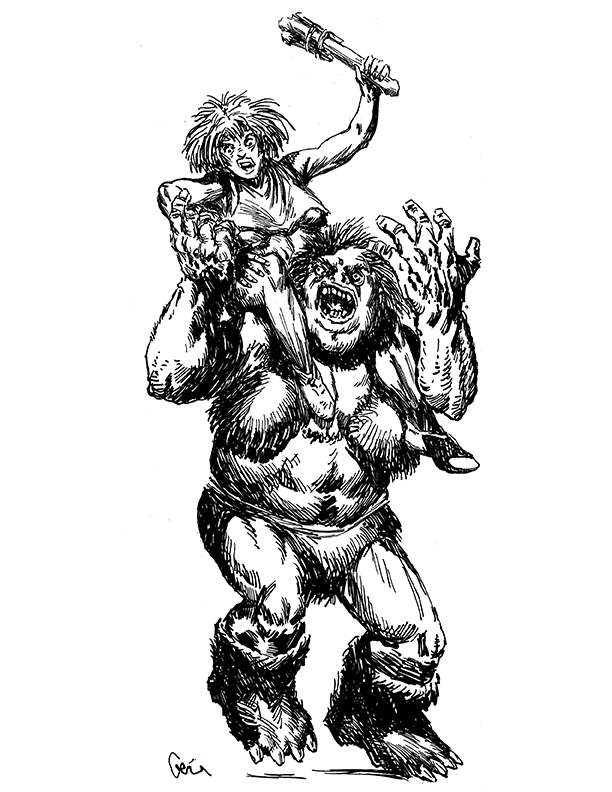 Earl Geier Presents: Piggyback Woman Ogre Fight - Misfit Studios | Earl Geier | Publisher ...