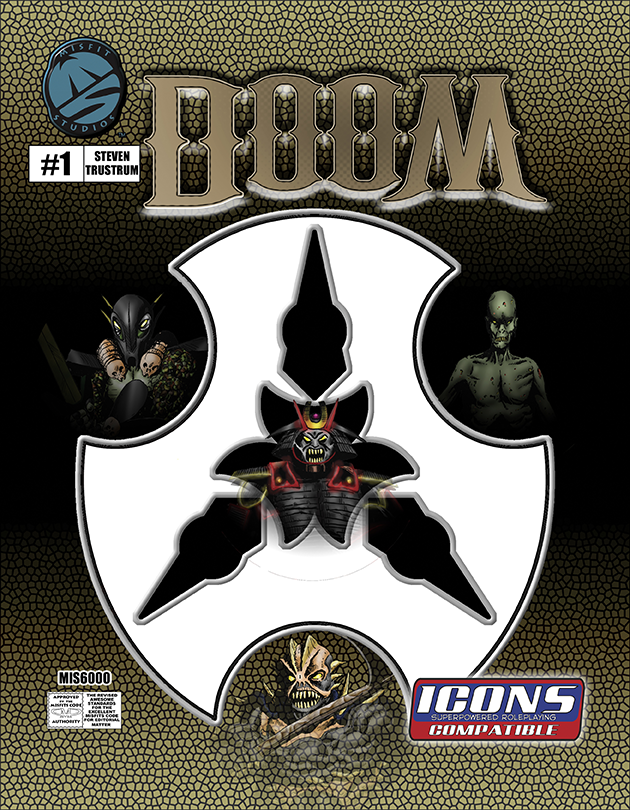 DOOM for ICONS - Misfit Studios | Icons Superpowered RPG | DriveThruRPG
