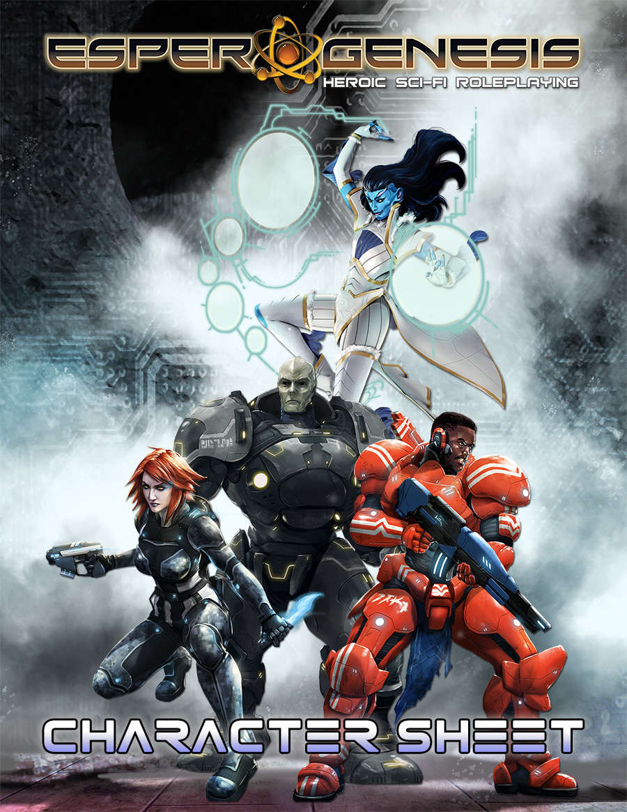 Esper Genesis Character Sheet - FREE - Alligator Alley Entertainment ...