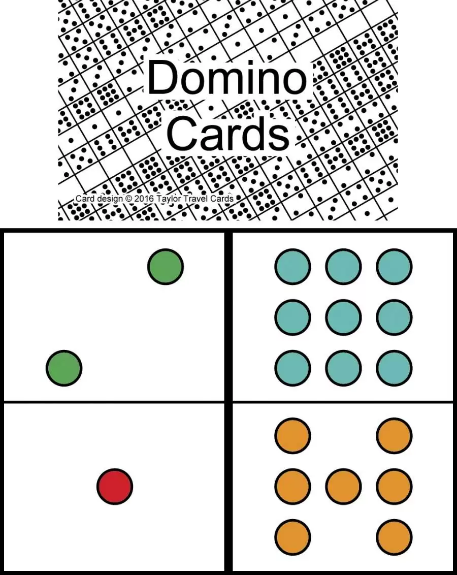 Mini Domino Cards - Double Nine - Taylor Travel Cards | Mini Cards ...