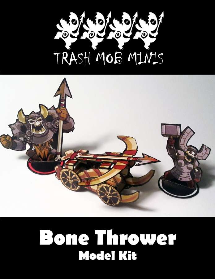 Bone Thrower: Model Kit - Trash Mob Minis | DriveThruRPG