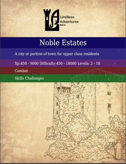 Noble Estates - Limitless Adventures | DriveThruRPG