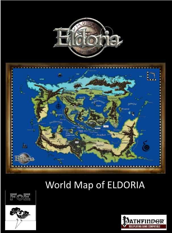 Eldorian Resource: World Map of ELDORIA - Friends of Eldoria | DriveThruRPG