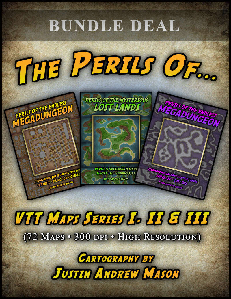 The Perils of... VTT Map Bundle (72 VTT Maps) [BUNDLE] - Paths to ...
