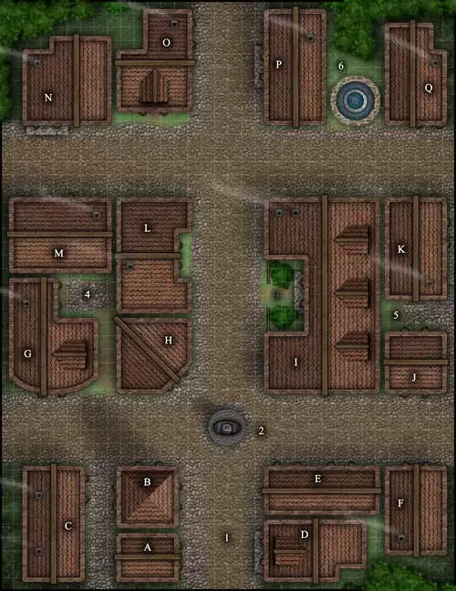 VTT Map Set - #005 City Streets - Paths to Adventure | Big Book of Maps ...