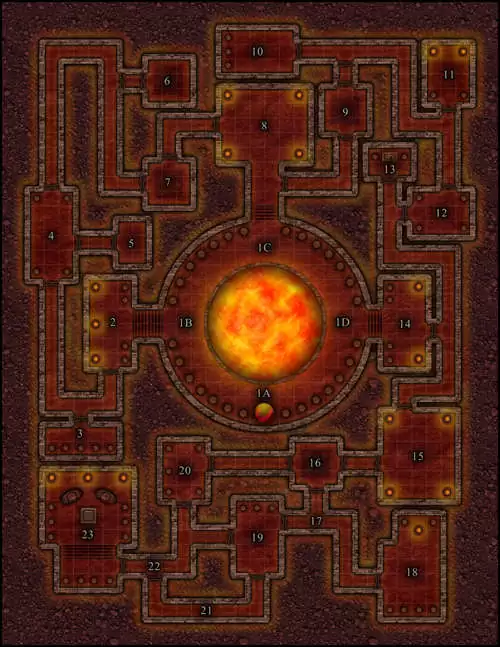VTT Map Set - #010 Lair of the Magma Lord - Paths to Adventure | Big ...