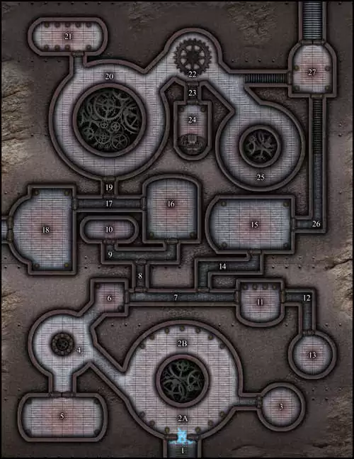 VTT Map Set - #014 Abandoned Automaton Factory - Paths to Adventure ...